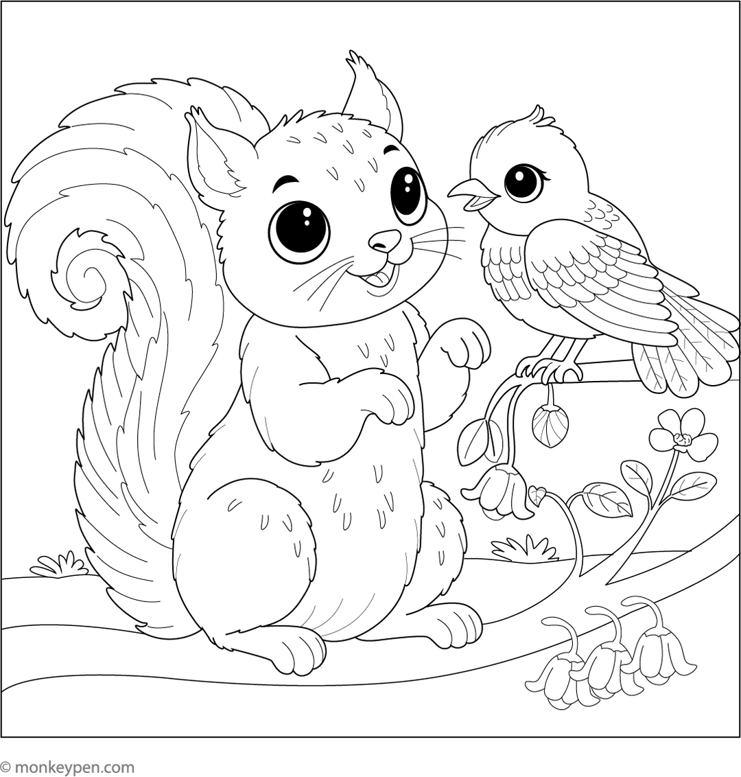 Bird Coloring Pages & Books – Free Printable for Kids – Page 4