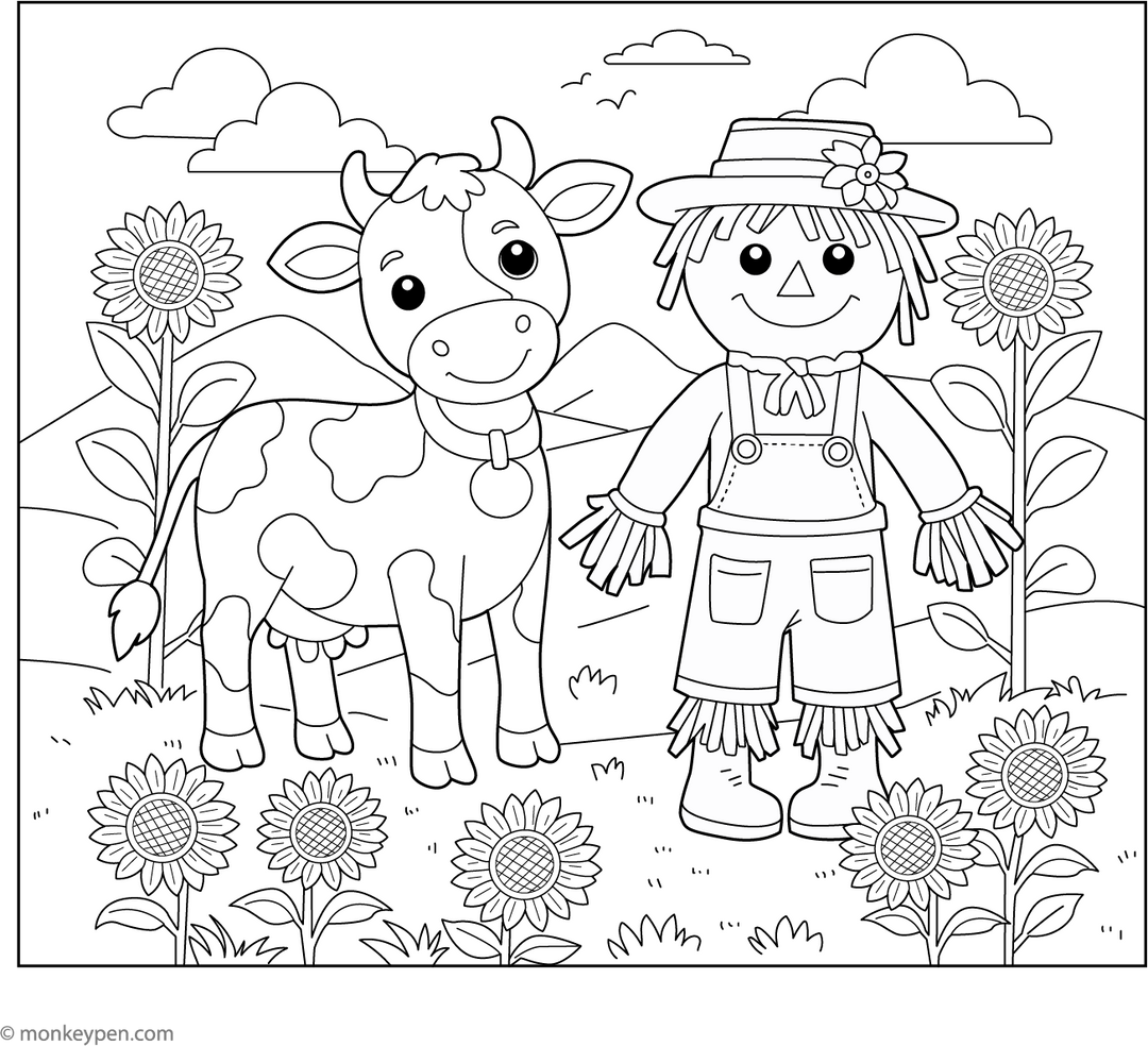 Free Cow Coloring Pages – Printable PDF Downloads