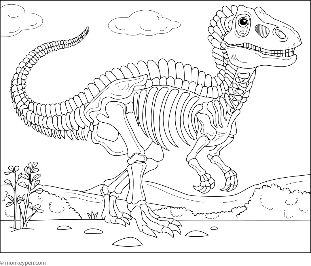 Dinosaur Coloring Pages & Book – Free Printable Fun