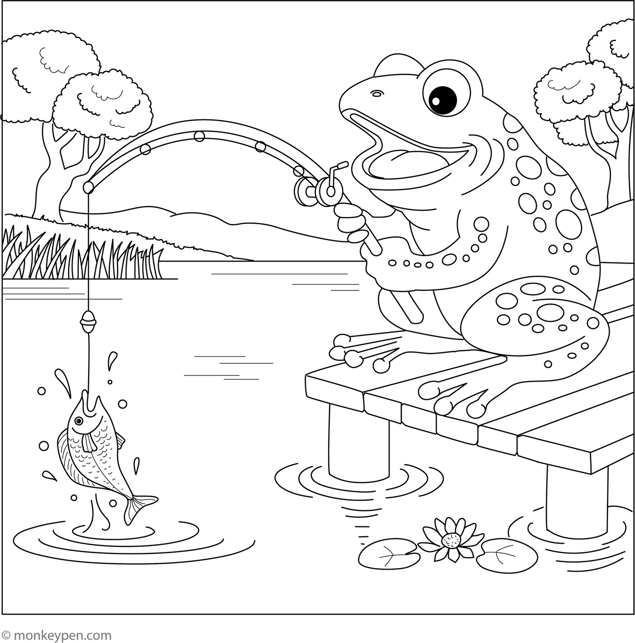 Free Printable Frog Colouring Pages – Fun PDF Sheets for Kids