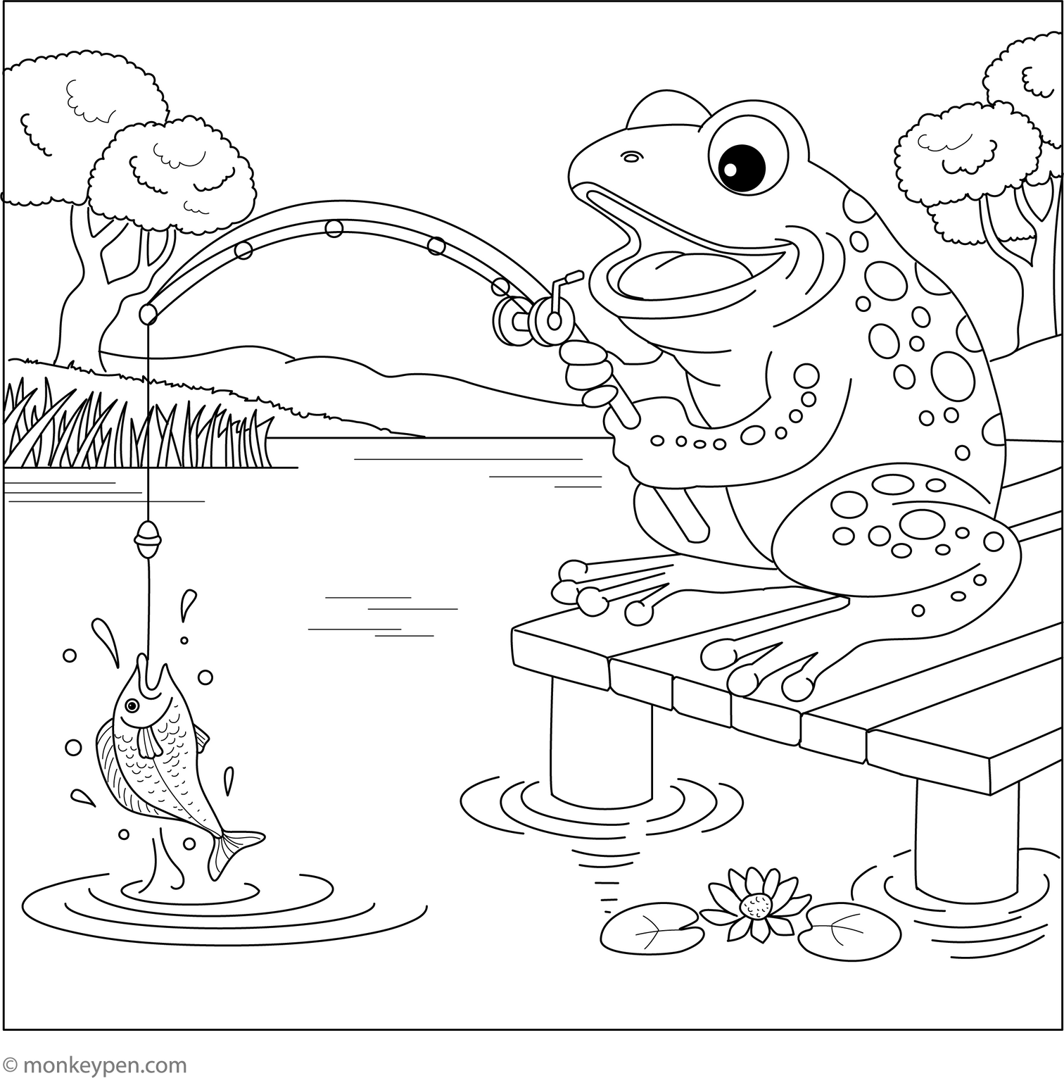 Free Printable Frog Colouring Pages – Fun PDF Sheets for Kids