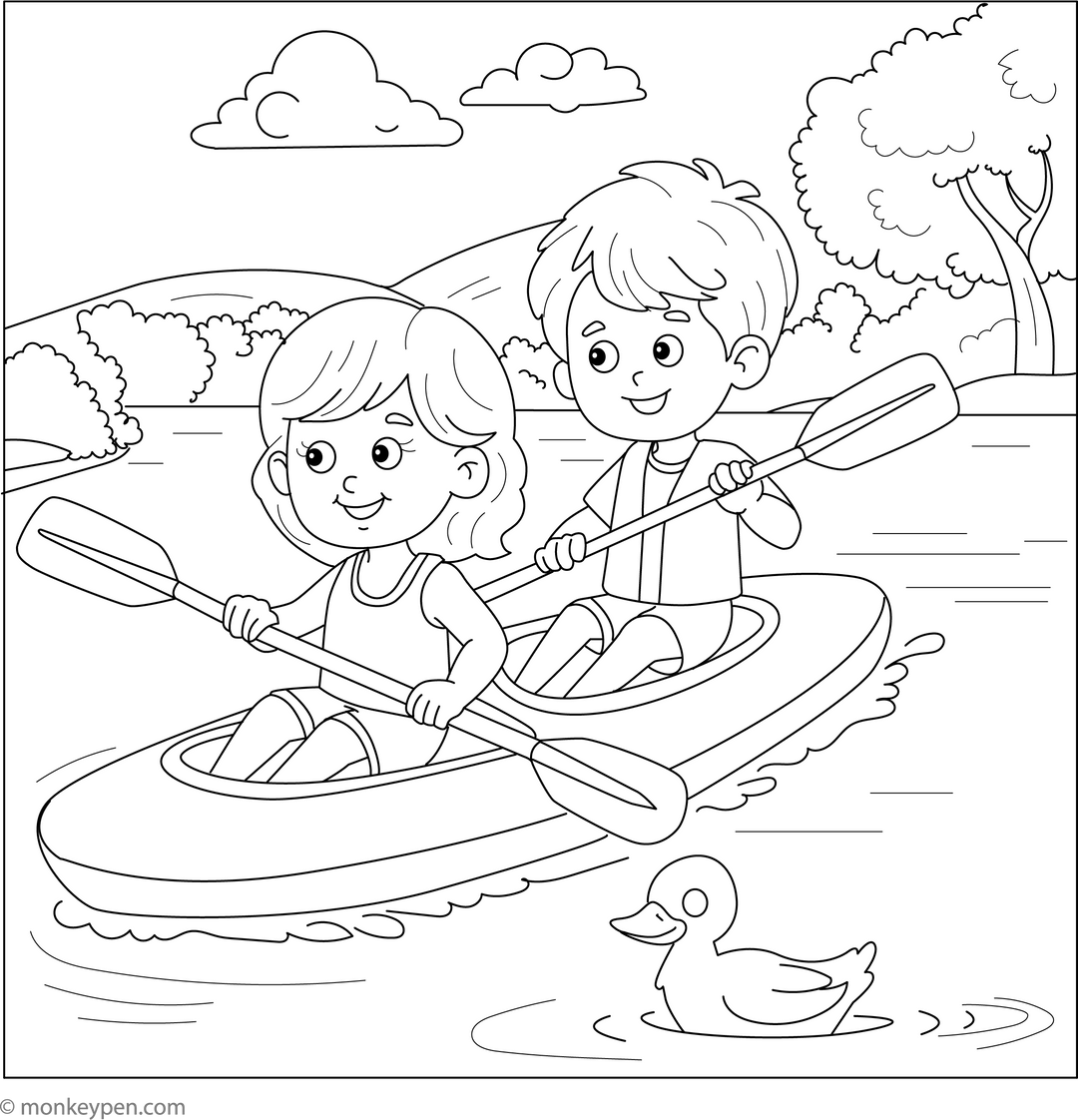 Activity Coloring Pages & Free Coloring Book PDFs for Kids – Page 3