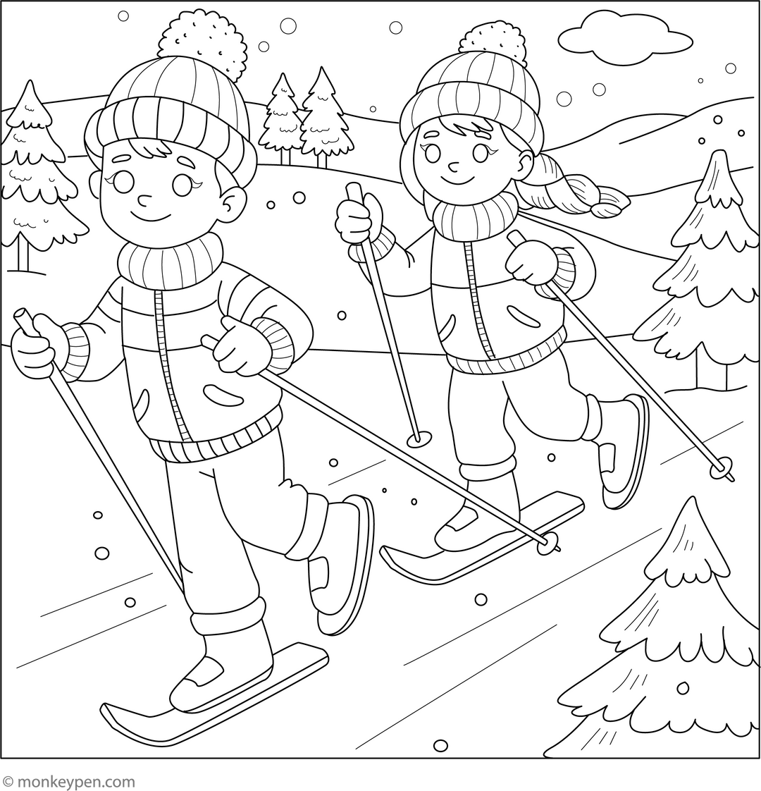 Activity Coloring Pages & Free Coloring Book PDFs for Kids – Page 2