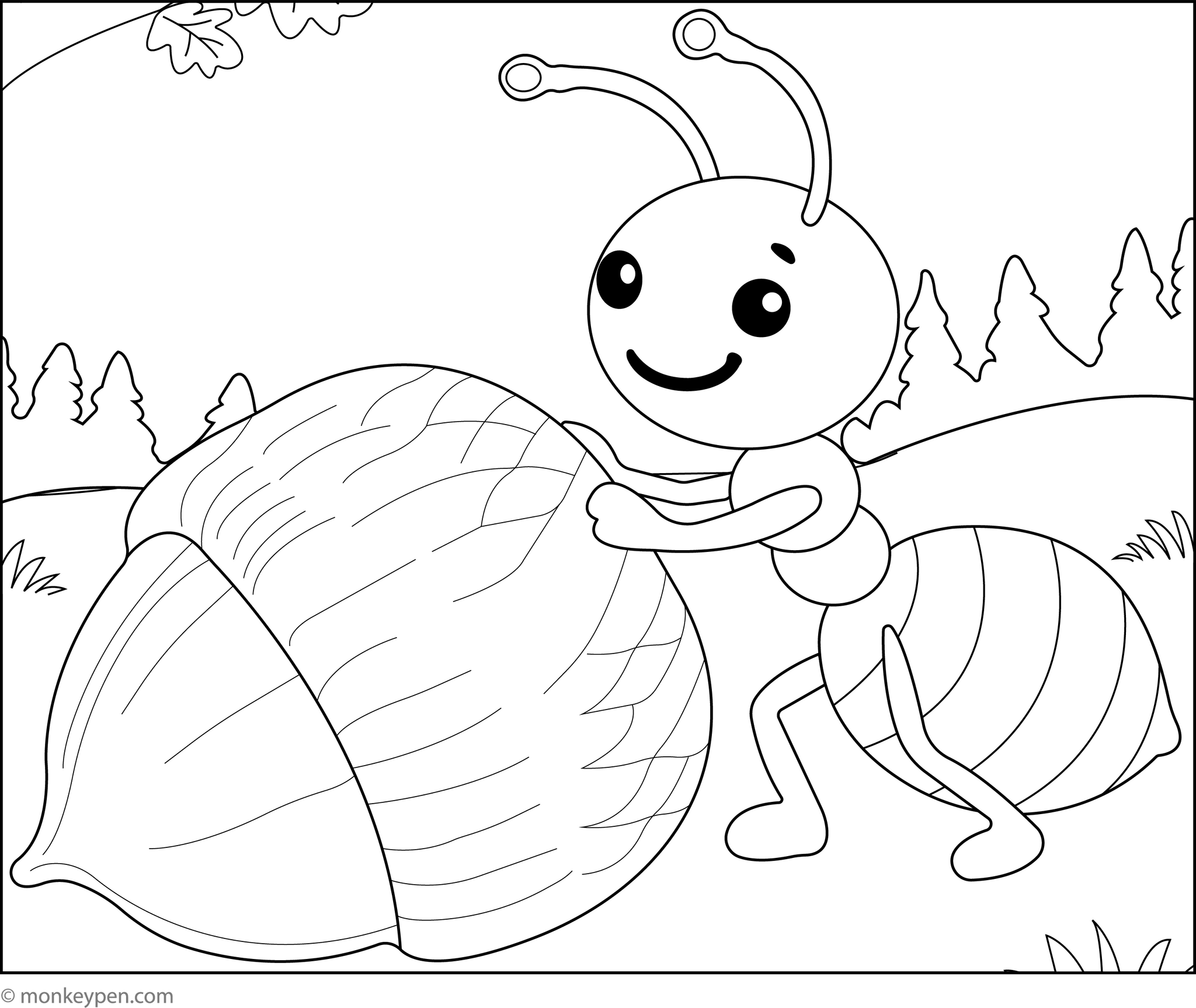 Ant Coloring Book – Fun Activity Pages for Children