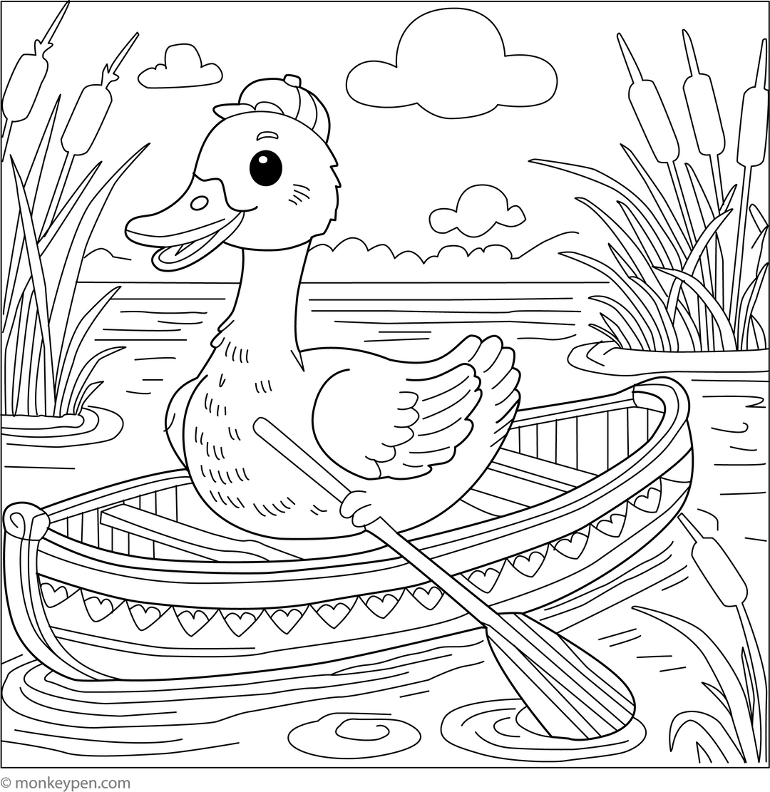 Free Duck Coloring Pages – Easy Printables for Kids