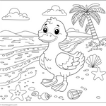 Beach Coloring Book | Fun Summer Printable Pages for Kids