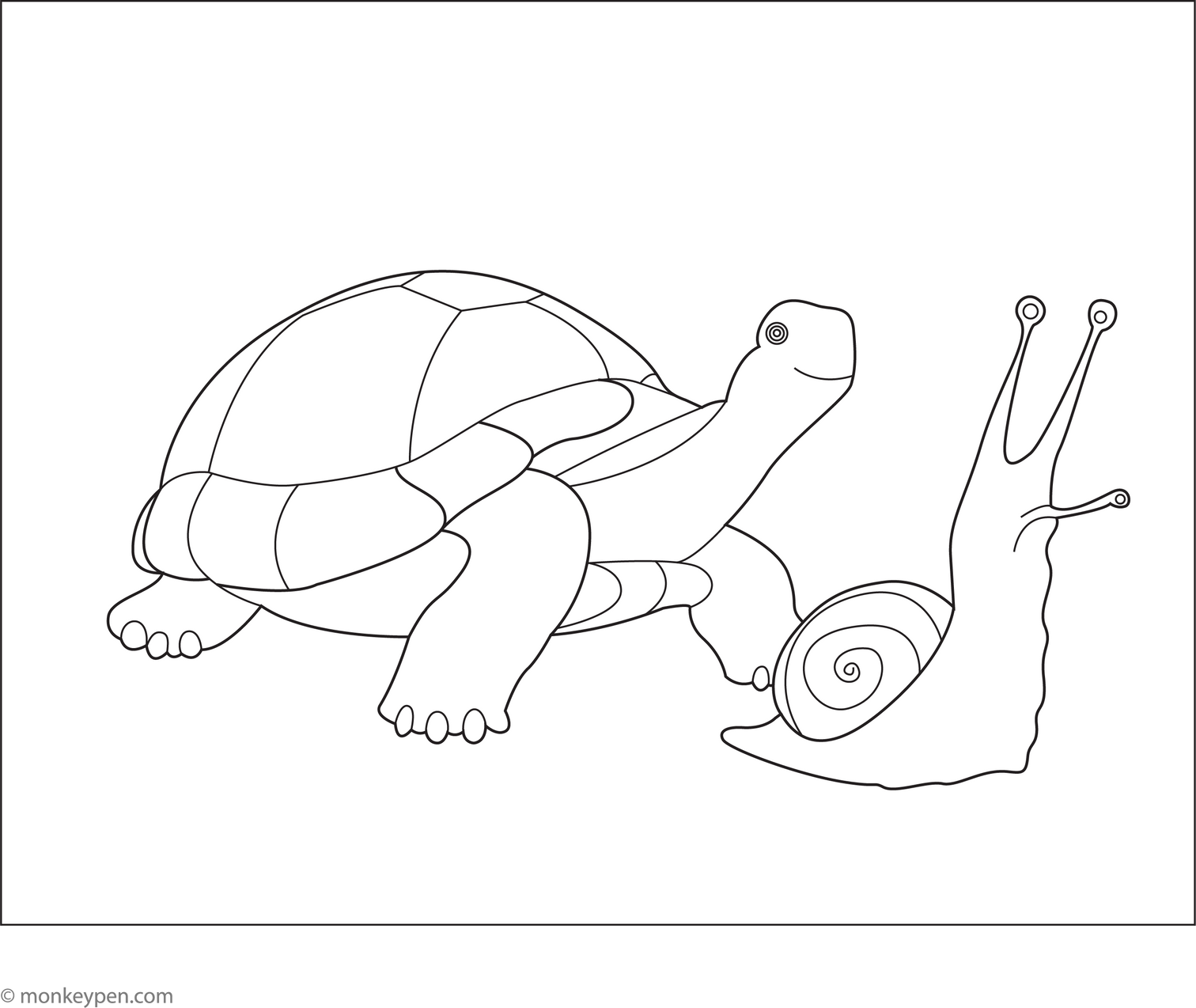 Free Snail Coloring Pages – Printable Garden Bug Fun for Kids