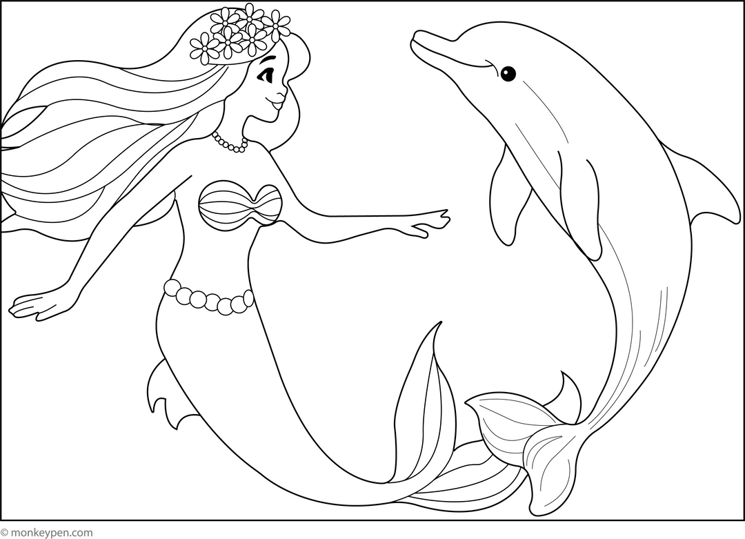 Free Dolphin Coloring Pages – Printable Ocean Fun for Kids