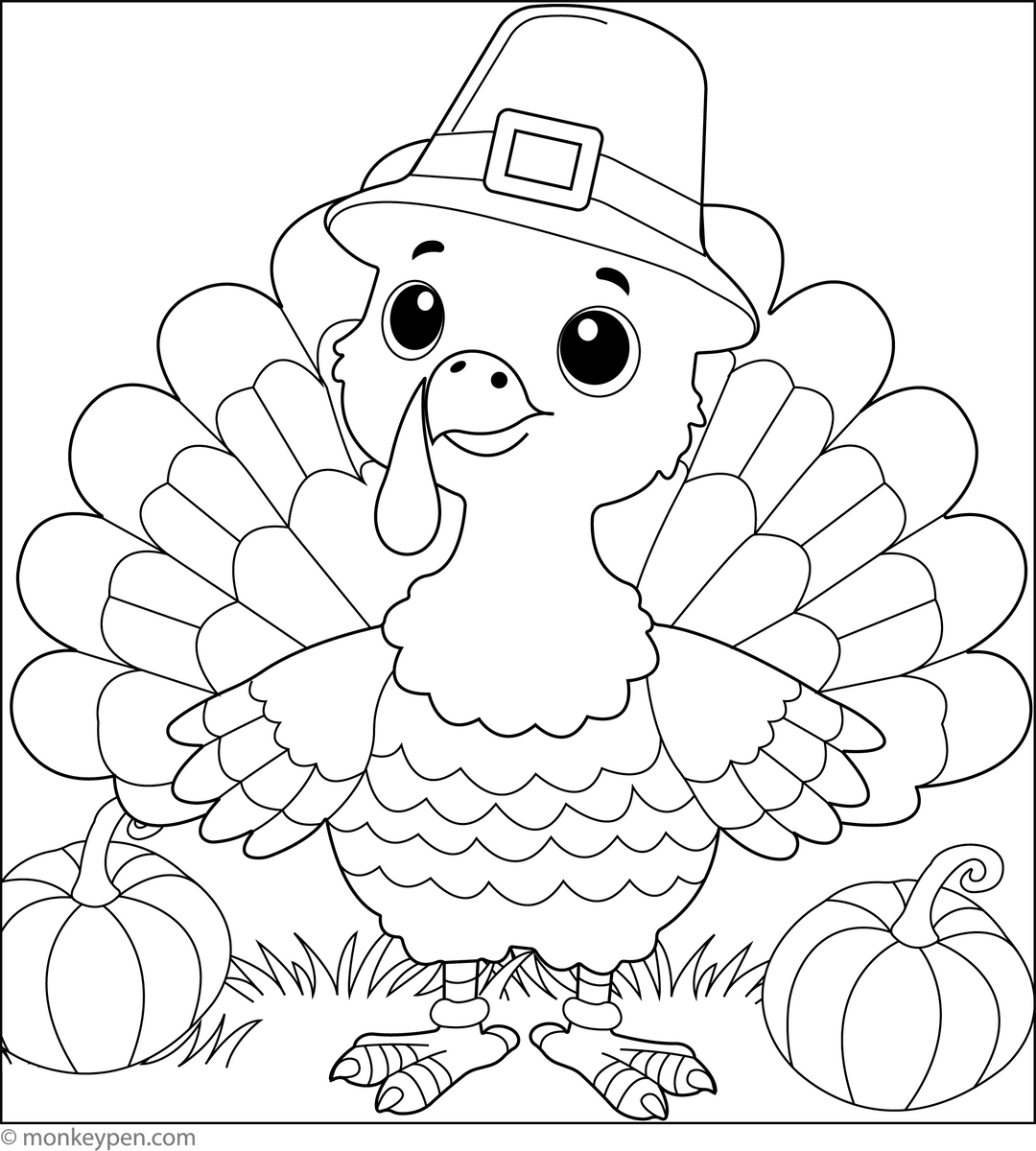 Thanksgiving Coloring Book | Free Printable PDF