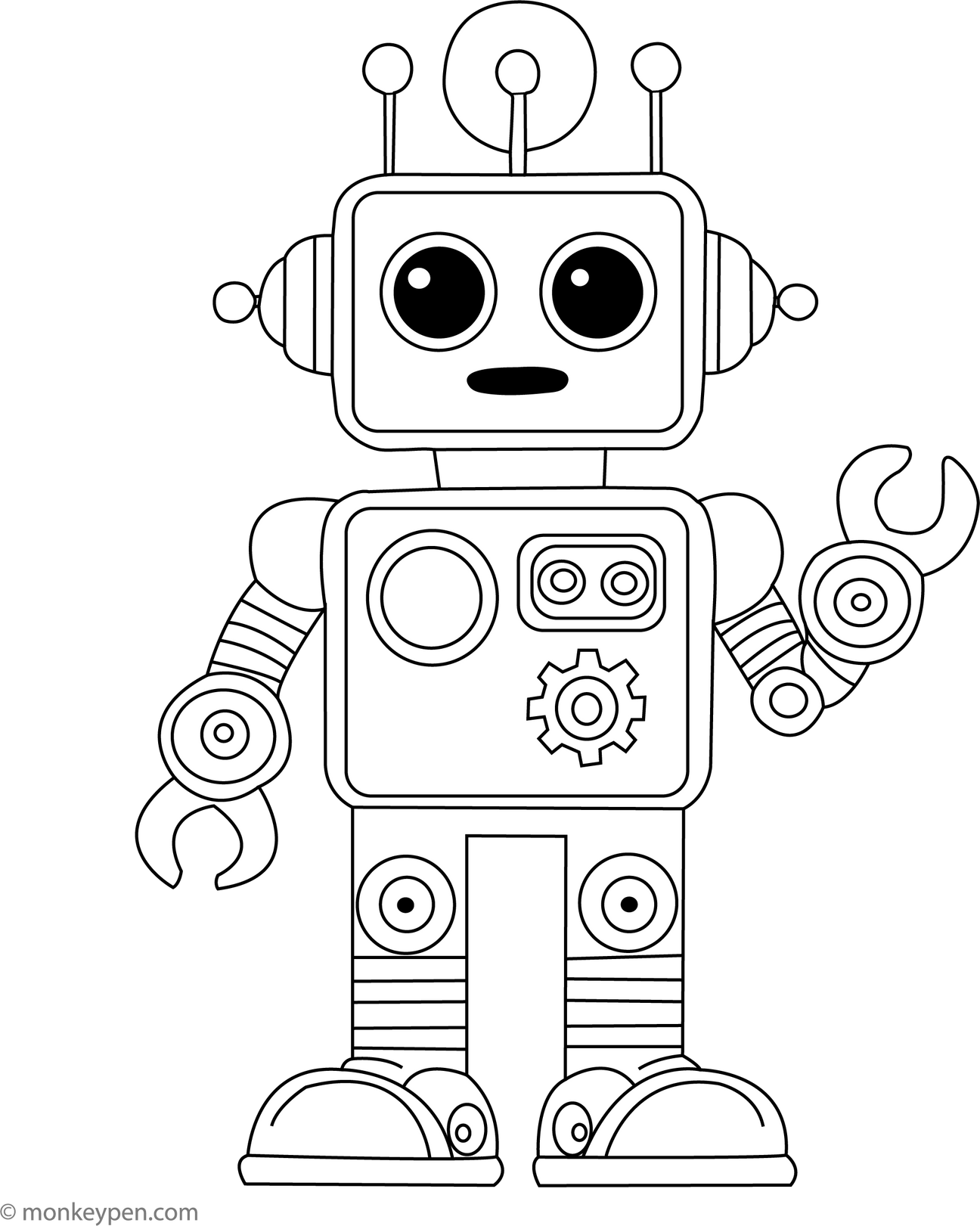 Technology Coloring Book & Pages