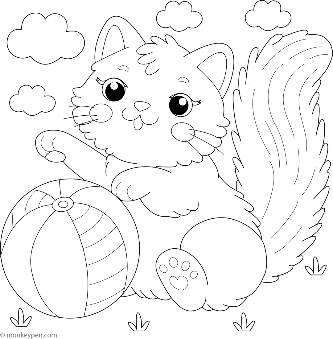 Free Cat Coloring Pages – Ready to Print
