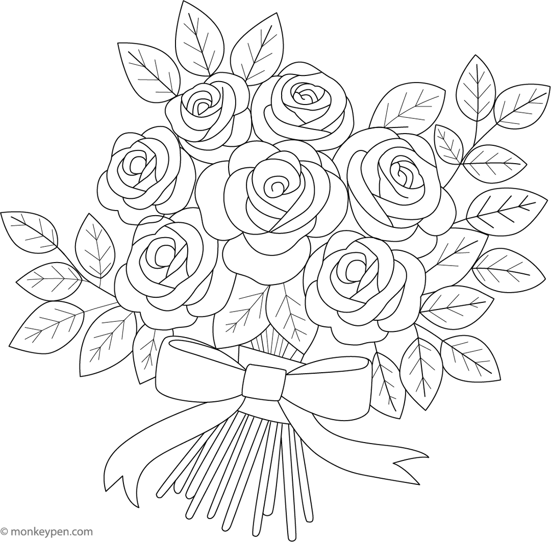 Free Printable Rose Coloring Book – Flower Fun for Kids