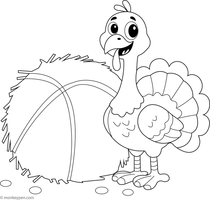 Free Turkey Coloring Pages PDF