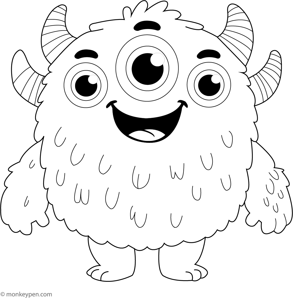 Monster Coloring Book Download – Fun Printable for Kids