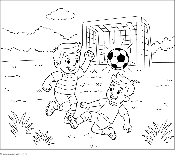 Sports Coloring Book and Pages – Fun & Free Printables