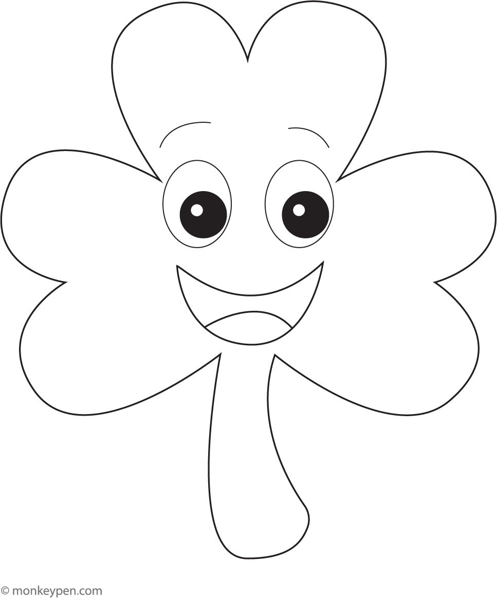 Shamrock Colouring Book - Printable PDF