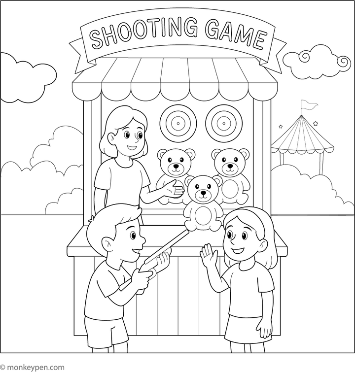 Games Coloring Pages – Free Printable Sheets for Kids