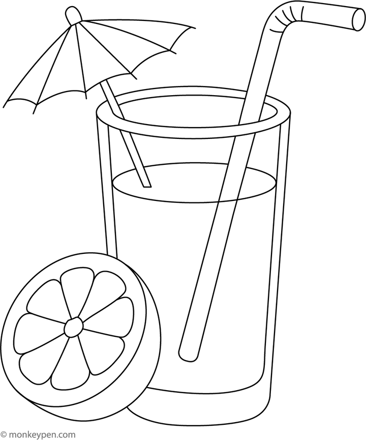 Lemon Coloring Book