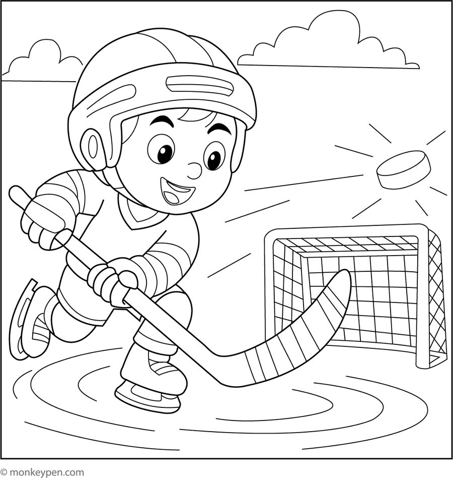 Free Sports Coloring Book – Fun Printable Pages