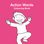 Action Words Coloring Book – PDF