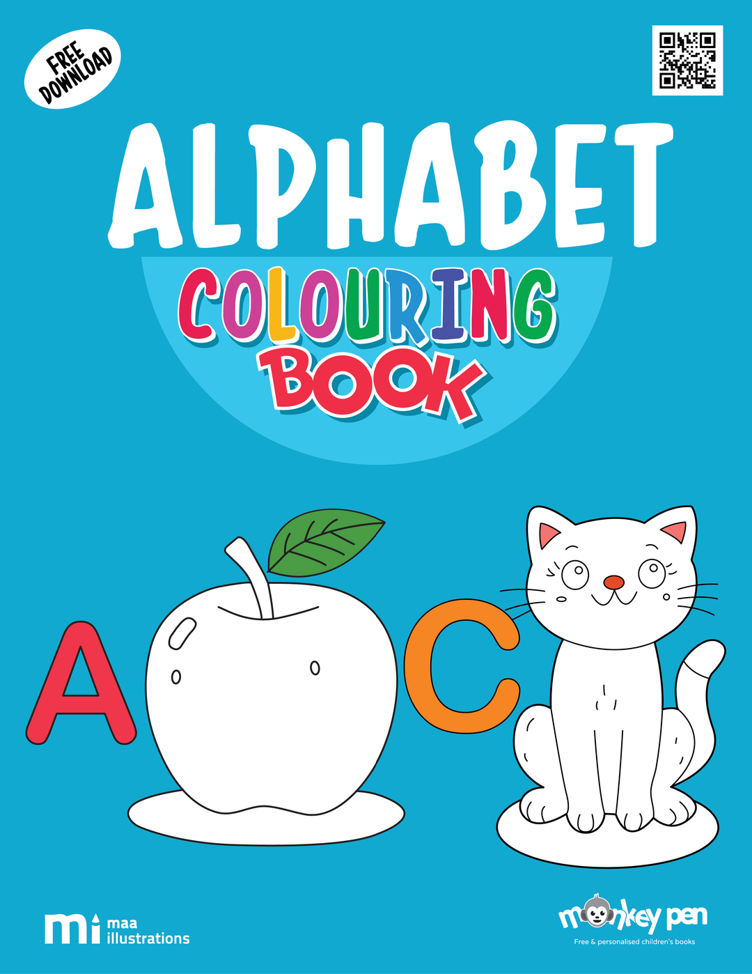 Alphabet Coloring Book and Pages for Early Learning – Page 4