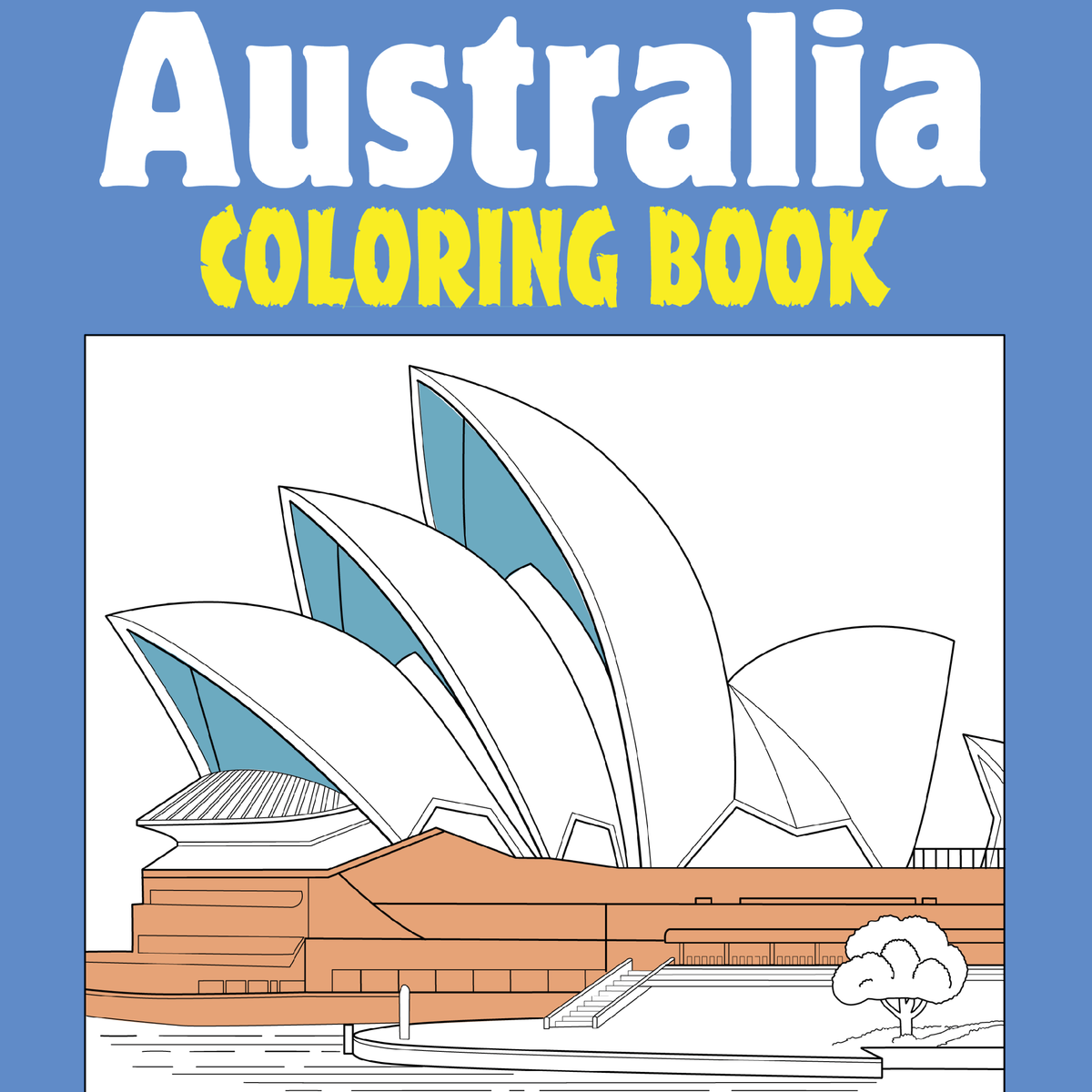 Australia Coloring Book – Instant Digital Download for Kids