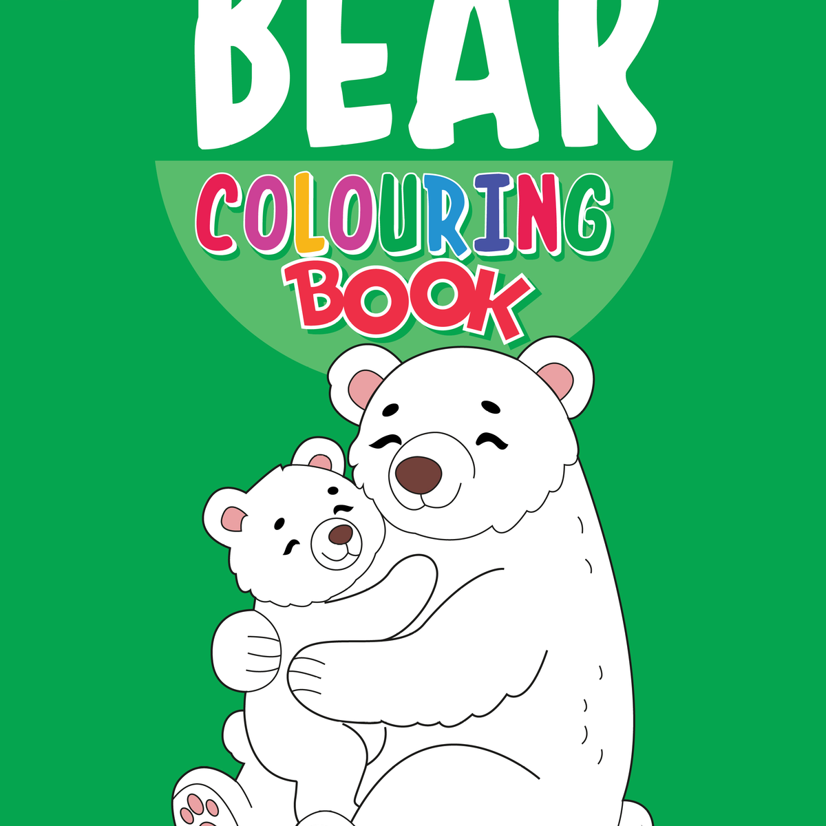 Free Printable Bear Coloring Book PDF for Kids