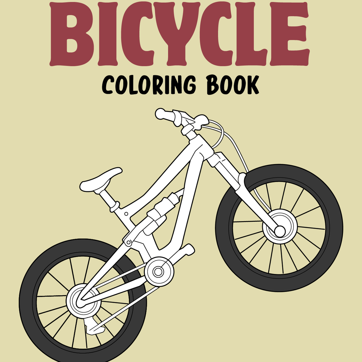 Free Printable Bicycle Coloring Book – Fun for Kids