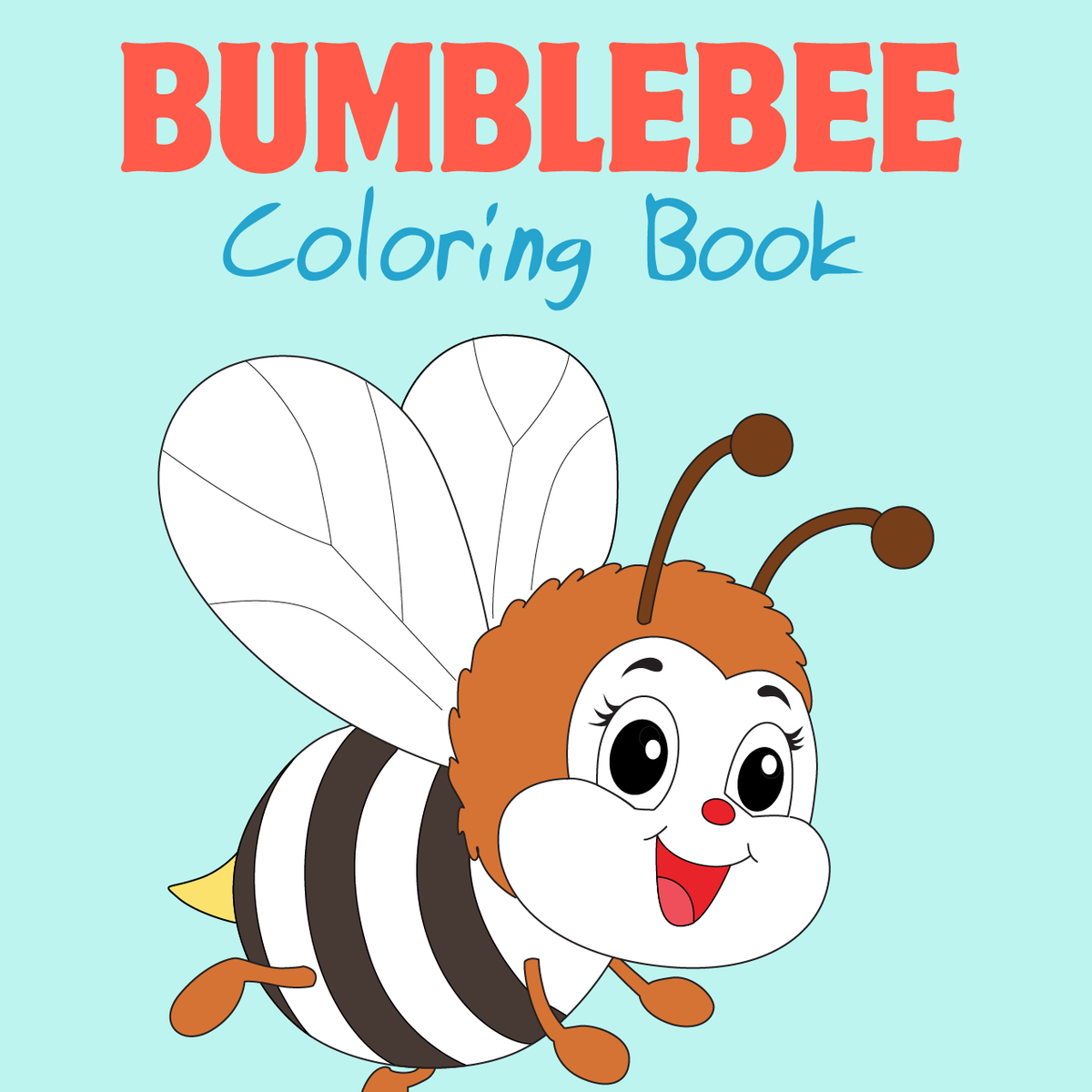Bumblebee Coloring Book – Printable PDF with Bees & Flowers
