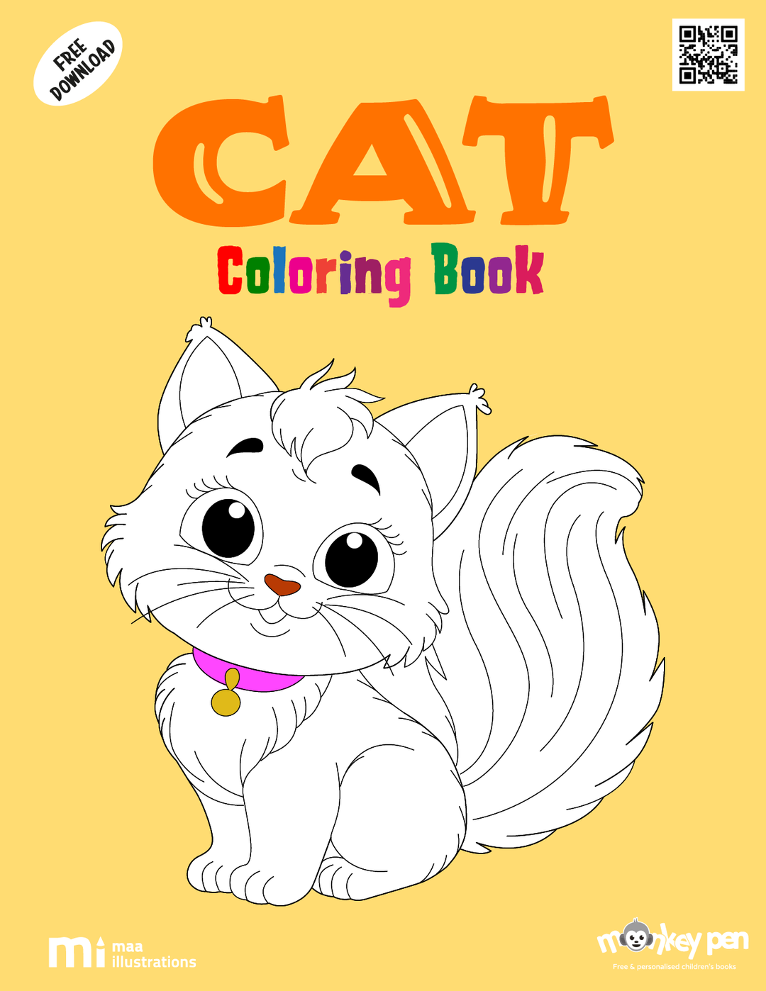 Free Cat Coloring Pages – Ready to Print
