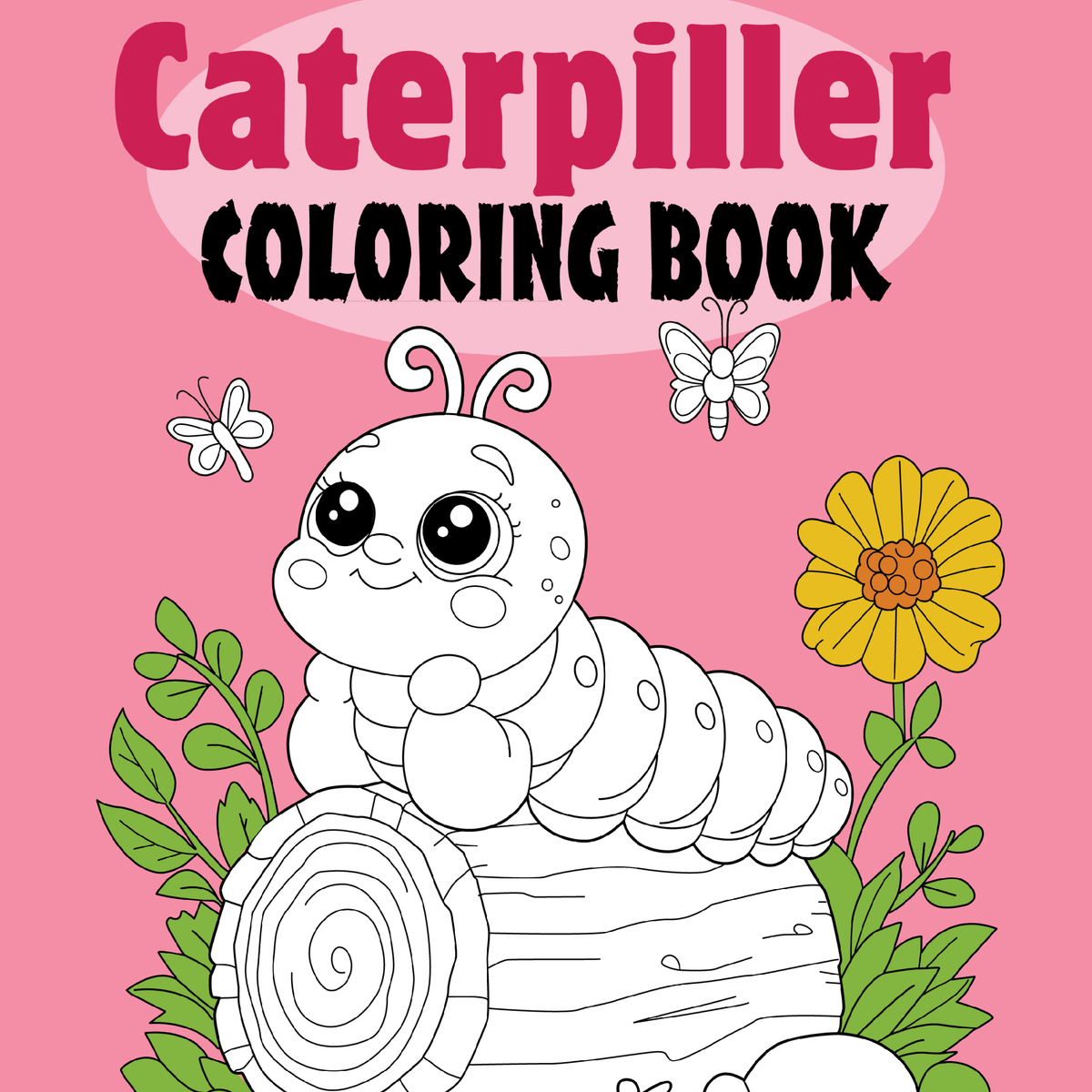Caterpillar Coloring Book - Free PDF Download