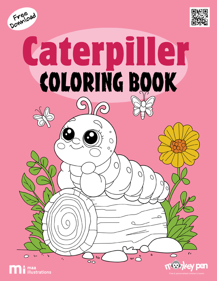 Free Caterpillar Coloring Pages – Bug & Nature Fun