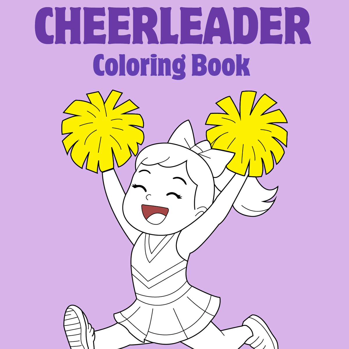Cheerleaders Colouring Book - Free Printable PDF