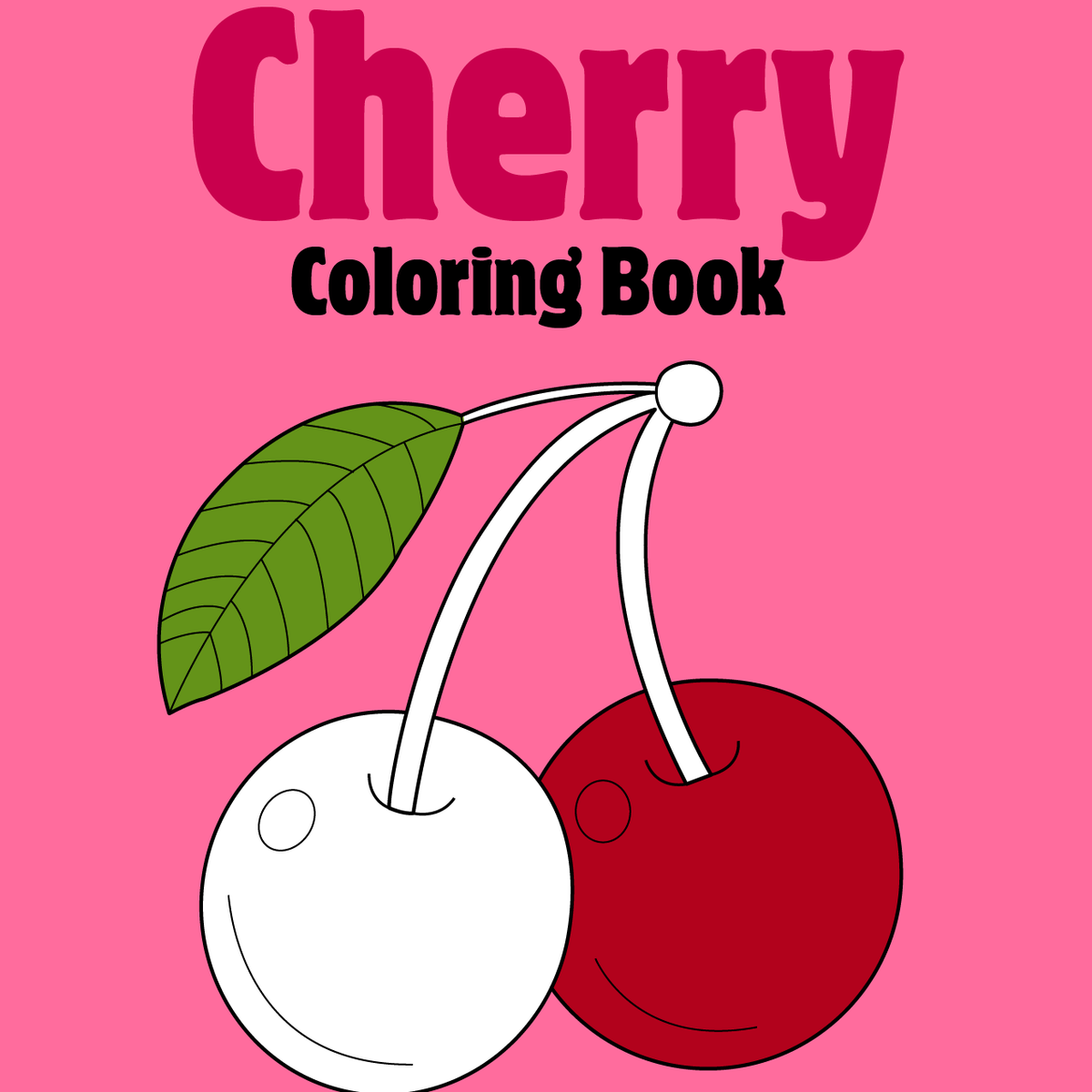 Cherry Coloring Book - Free Printable PDF