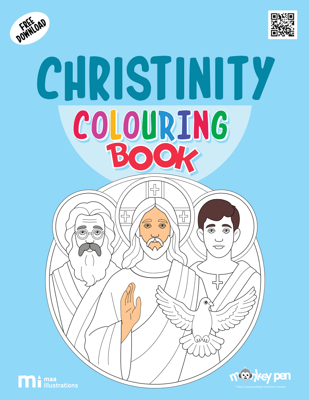 Jesus Christ Coloring Pages – Free Bible Printables