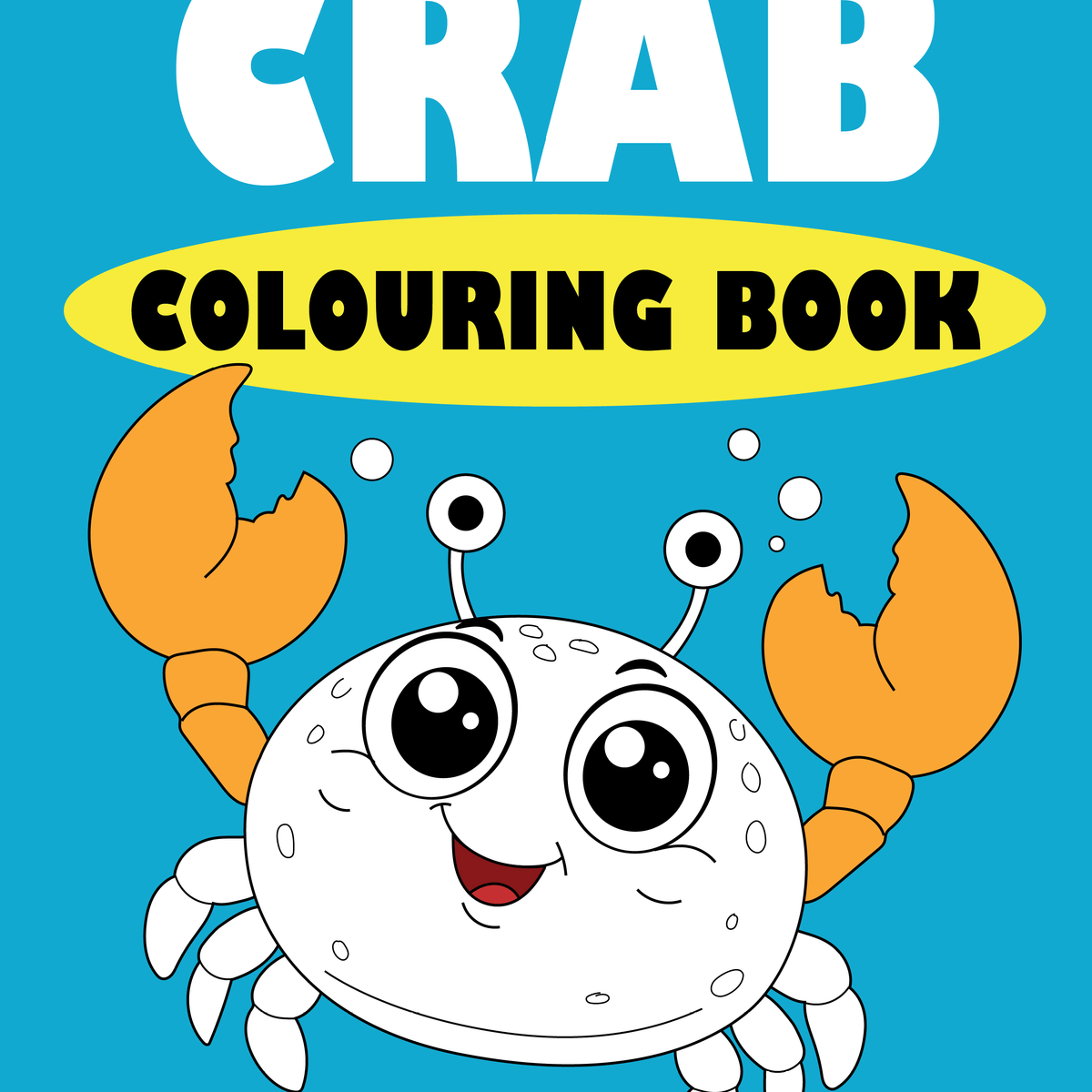 Free Crab Coloring Book (Printable)