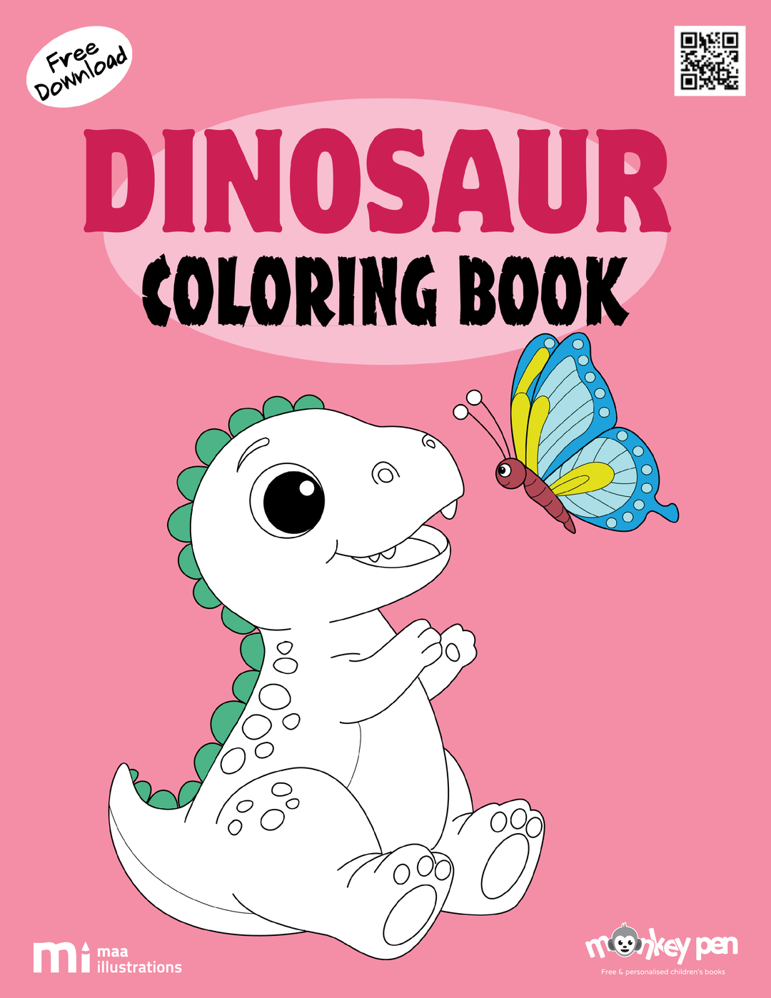 Free Printable Coloring Books for Kids | Instant Download