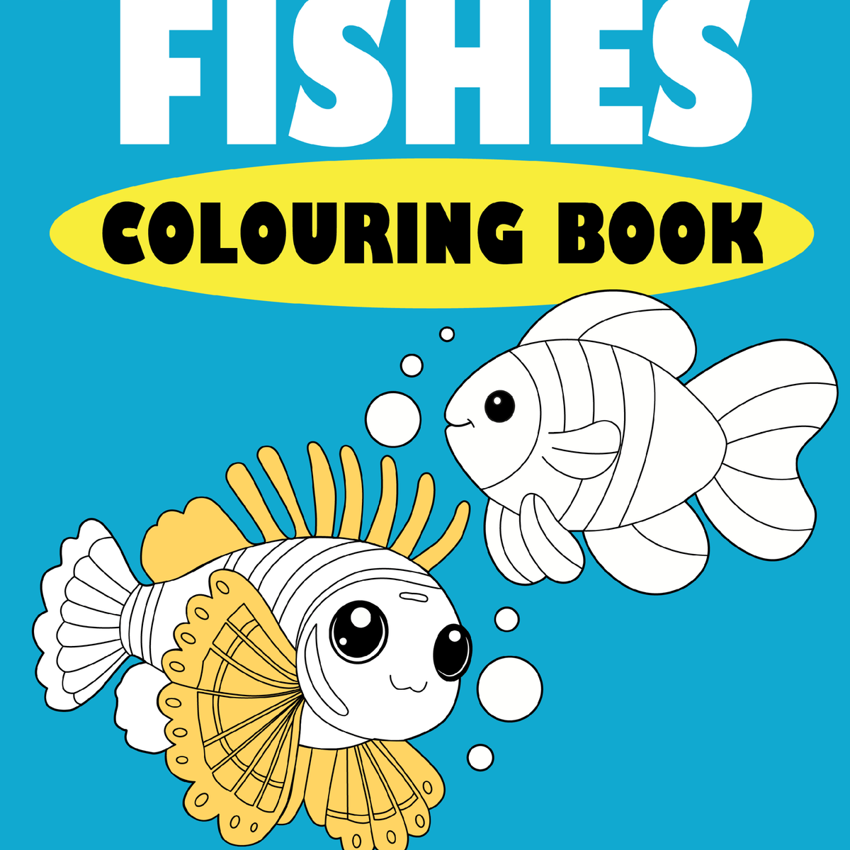 Fishes Coloring Book - Printable PDF Download for Kids