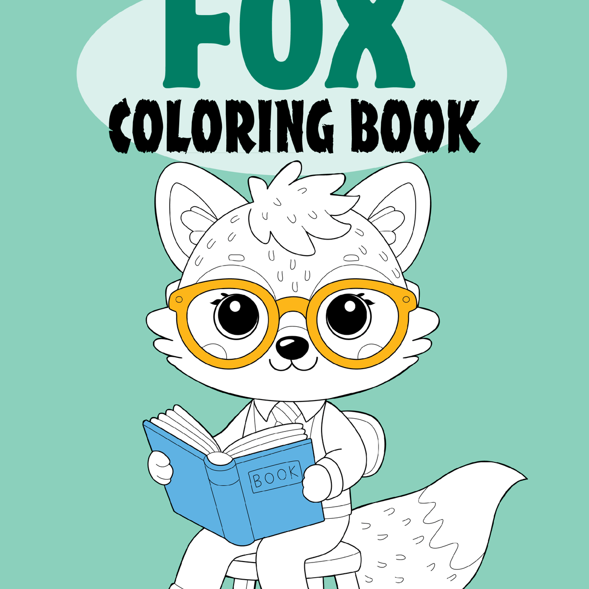 Free Printable Fox Coloring Book PDF Download