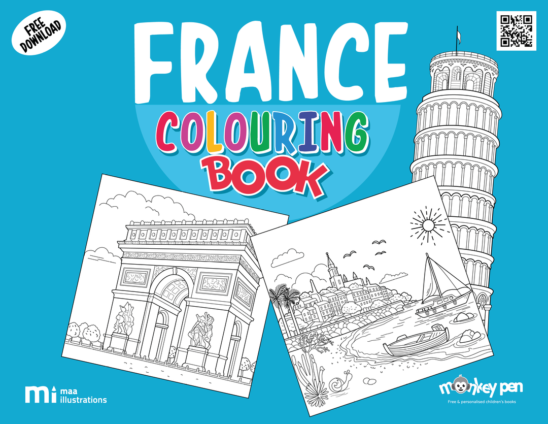 Printable France Coloring Pages – Landmarks & Culture