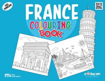 Printable France Coloring Pages – Landmarks & Culture