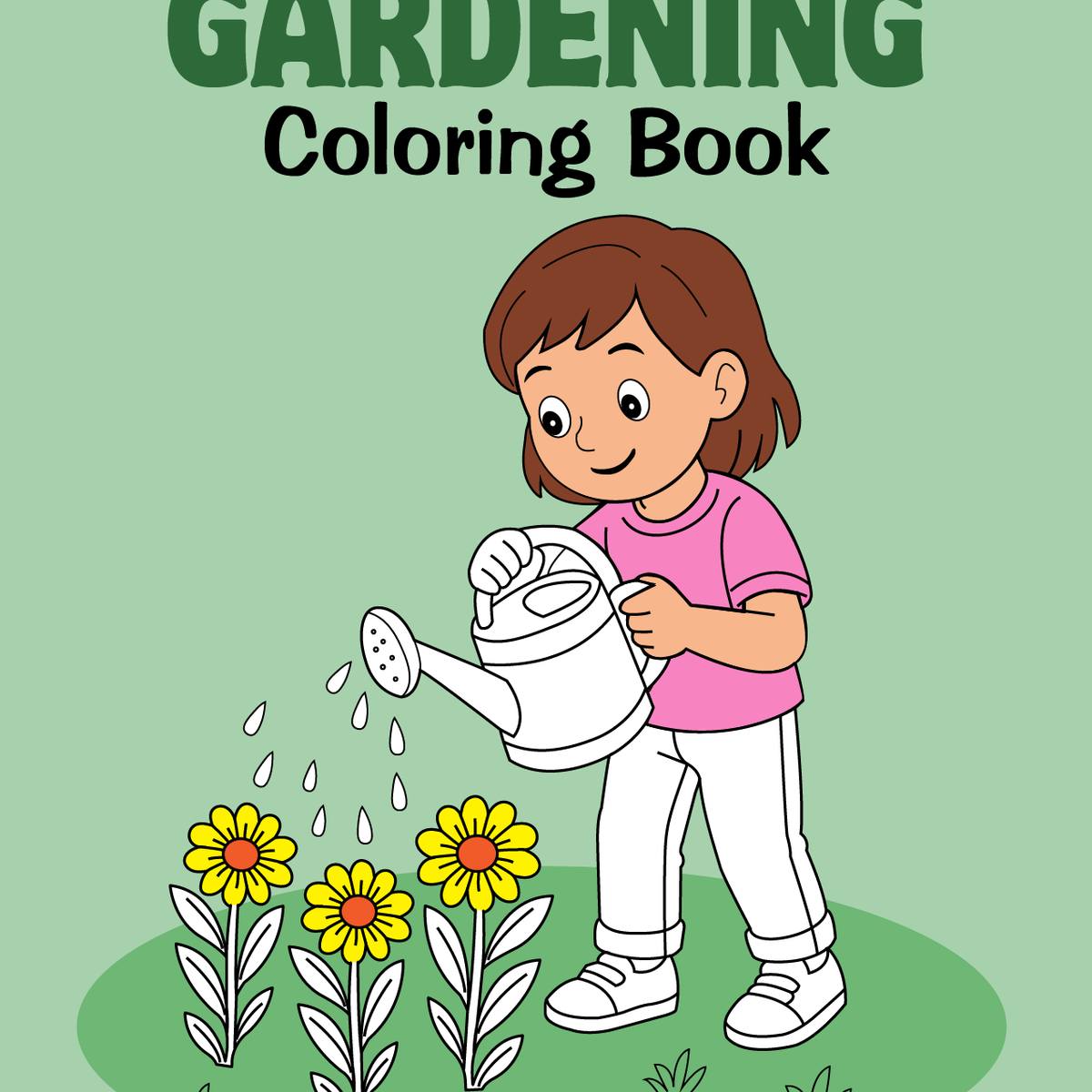 Free Printable Gardening Coloring Book – Fun for Kids