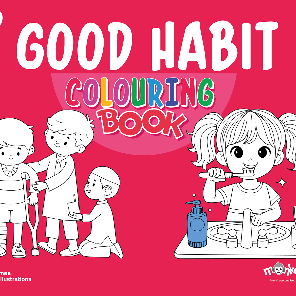 Good Habit Coloring Book – Free Coloring Sheet Collection
