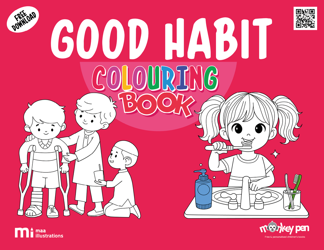 Good Habits Coloring Pages – PDF