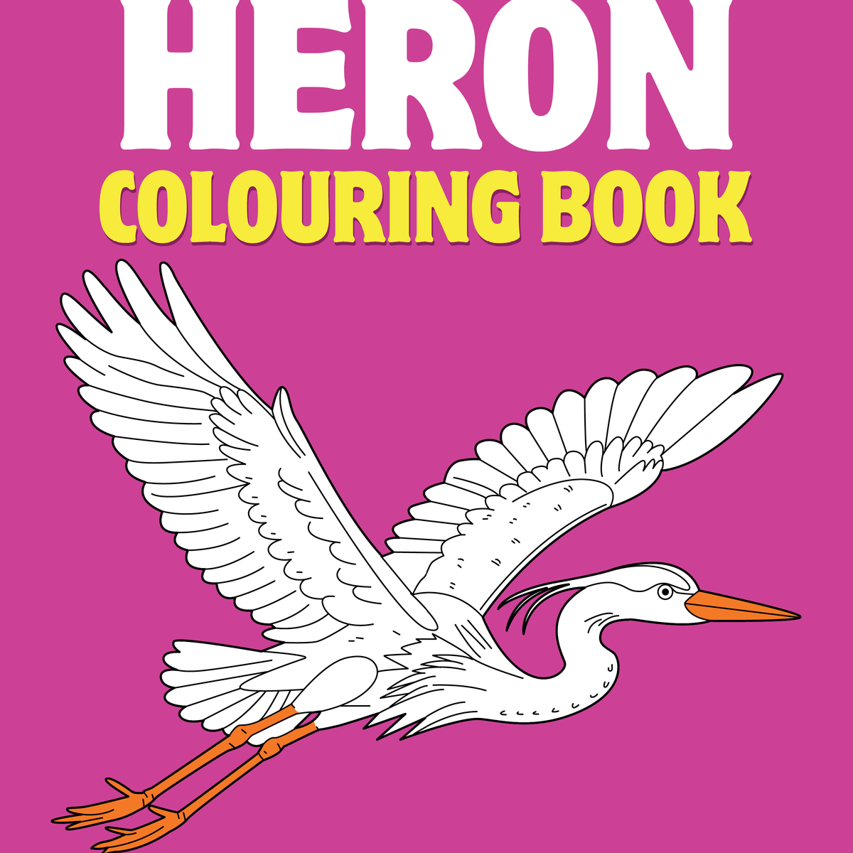 Heron Coloring Book – Free Printable PDF for Kids