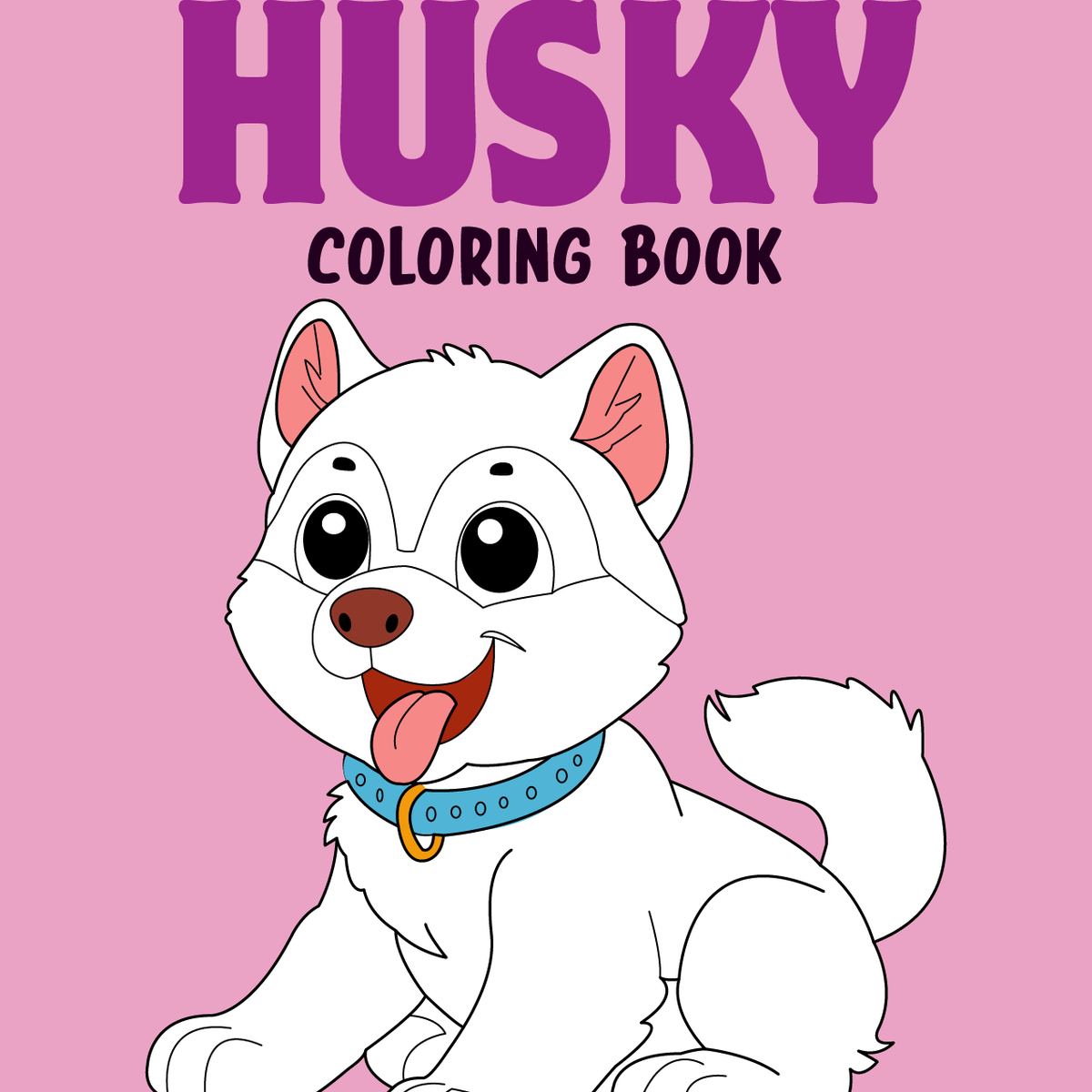 Free Printable Husky Coloring Book – Fun Dog pages for Kids