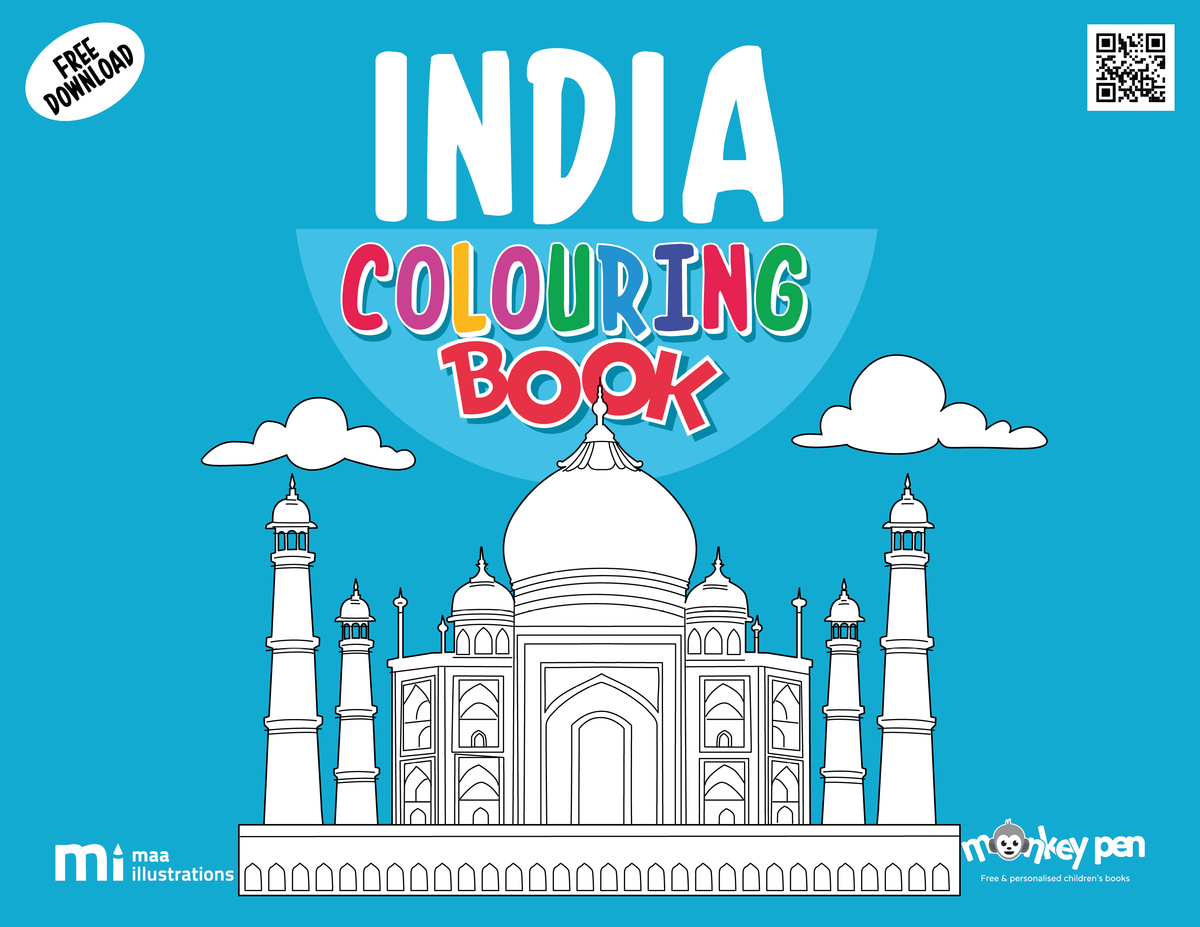 India Coloring Pages – Print at Home – Page 6