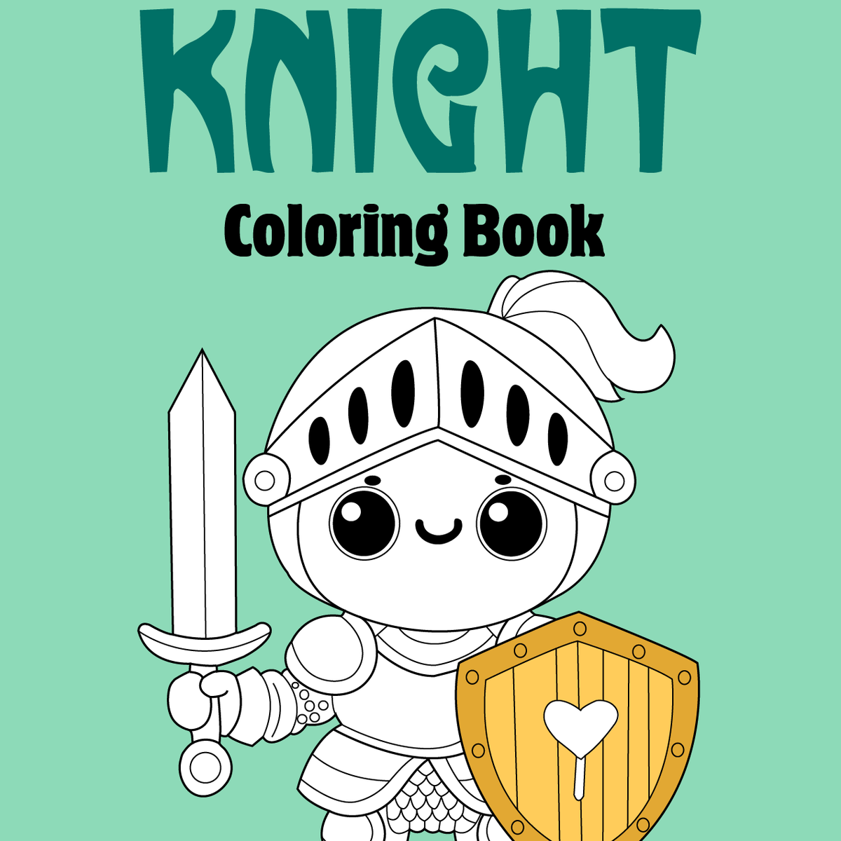 Knight Coloring Book - Free Printable Coloring PDF