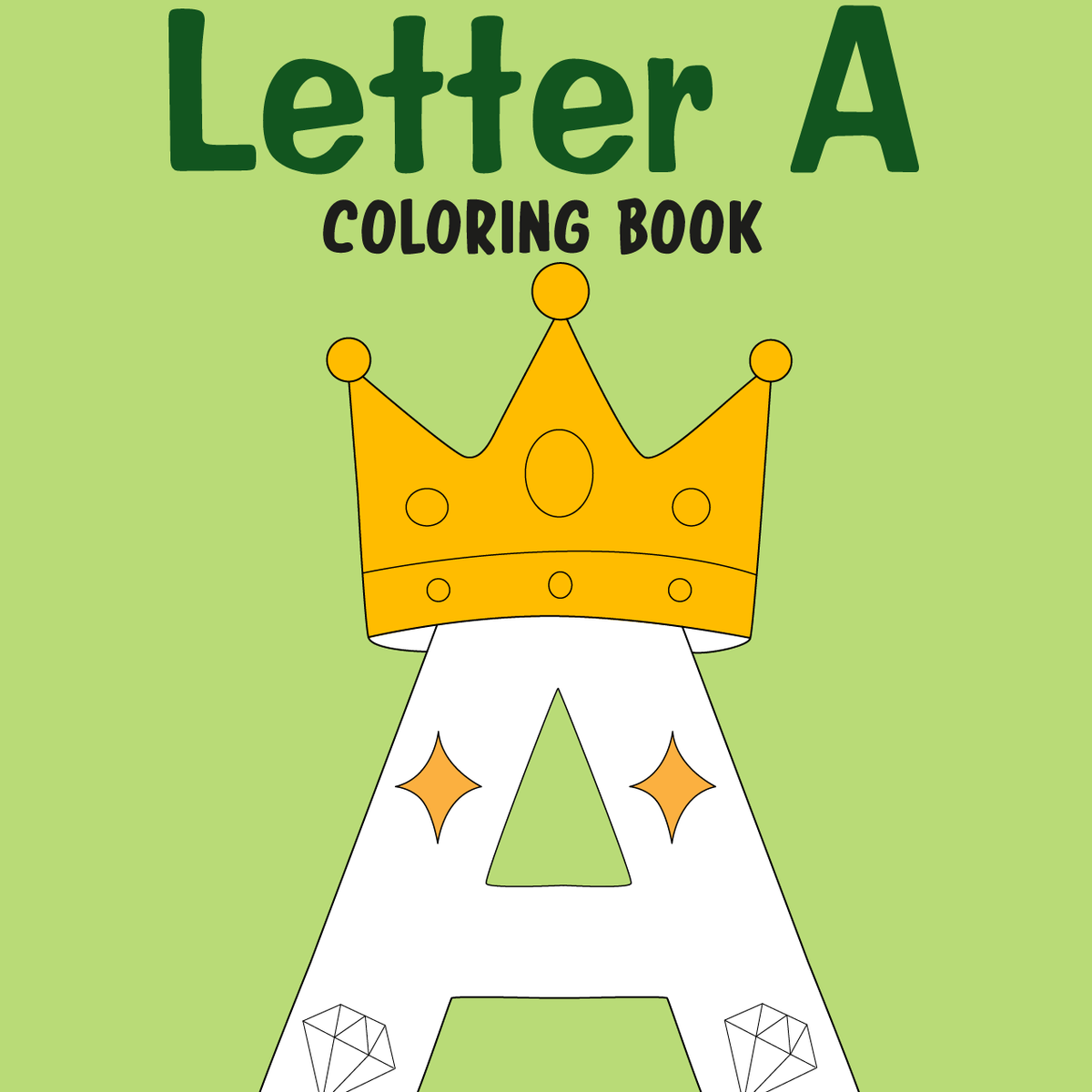 Letter A Coloring Book