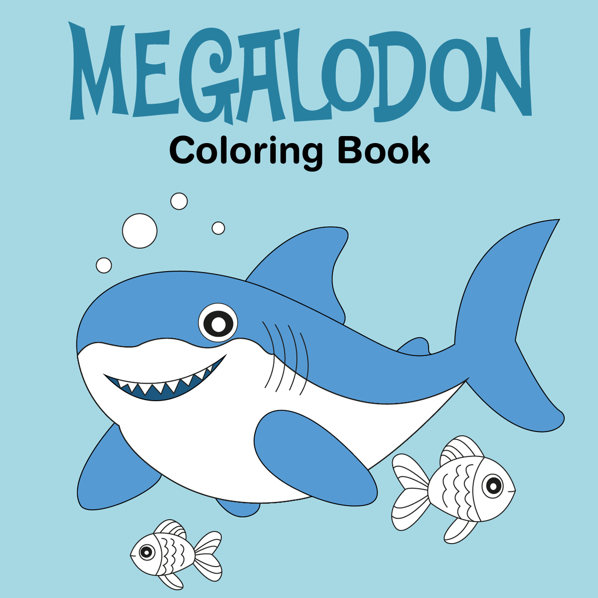 Megalodon Coloring Book – Creative and Easy Shark Coloring Fun